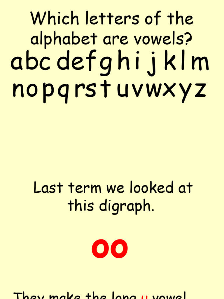 Monday Phonics Long U 1 | PDF