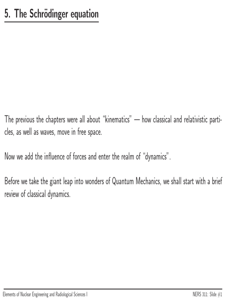 Schrodinger Wave Equatio Proof | PDF | Schrödinger Equation | Quantum ...