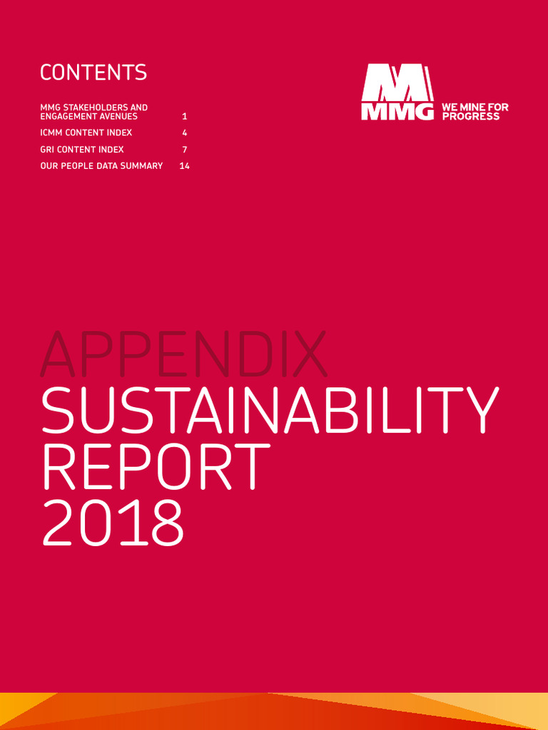MMG 2018 | PDF | Governance | Sustainability