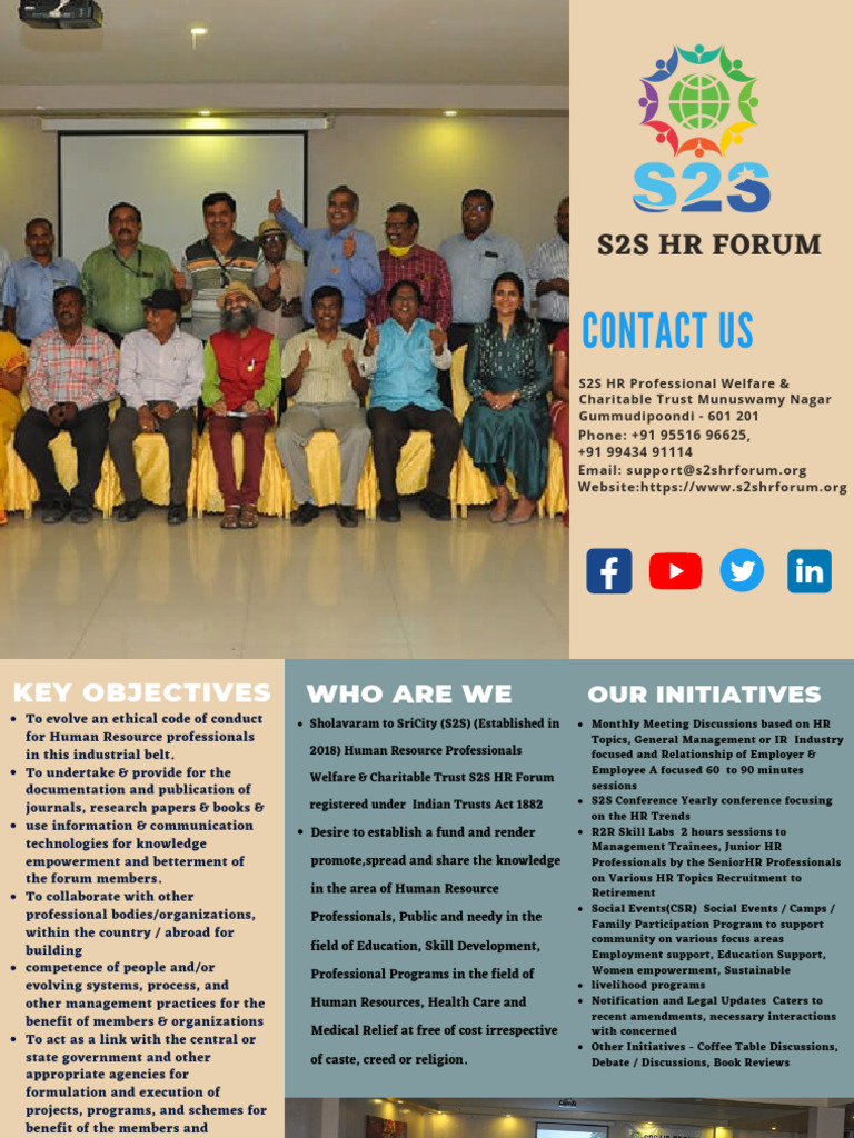 S2S HR Forum Brochure 3 | PDF | Human Resources | Empowerment