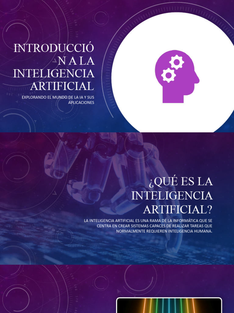 Introducción A La Inteligencia Artificial | PDF | Inteligencia artificial | Inteligencia (IA) y ...