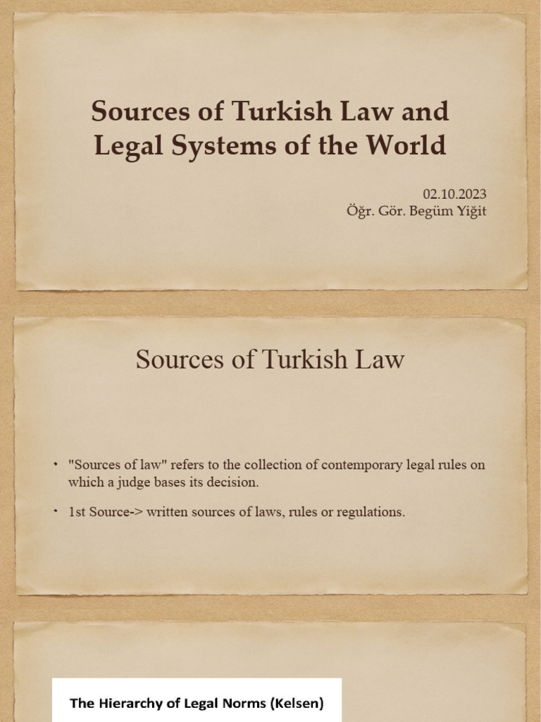 Legal Terminology - Ders 1 | PDF | Common Law | Sources Of Law