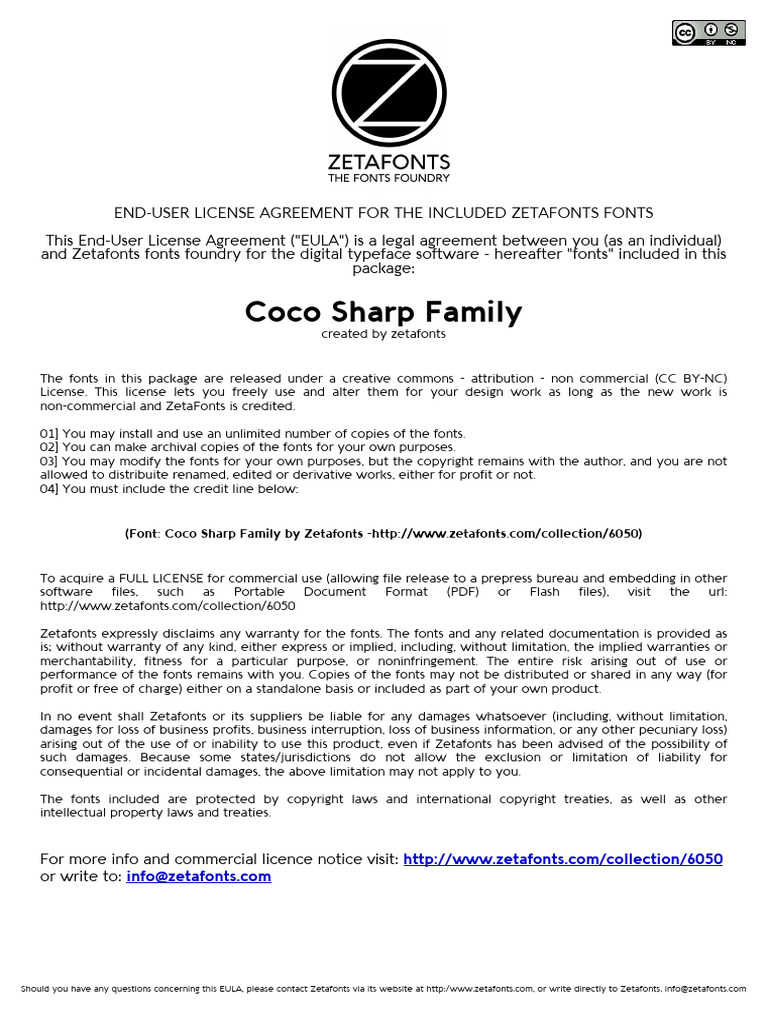 Coco Sharp Family CC by NCLicensepdf | PDF