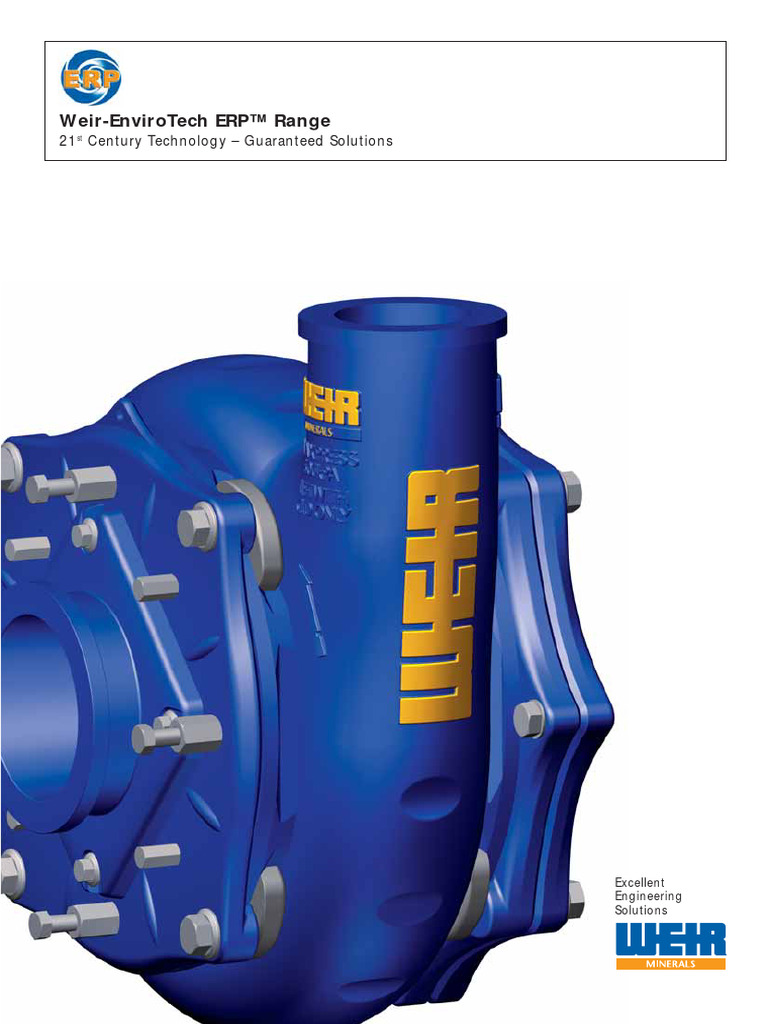 ERP Brochure | PDF | Pump | Mechanical Engineering