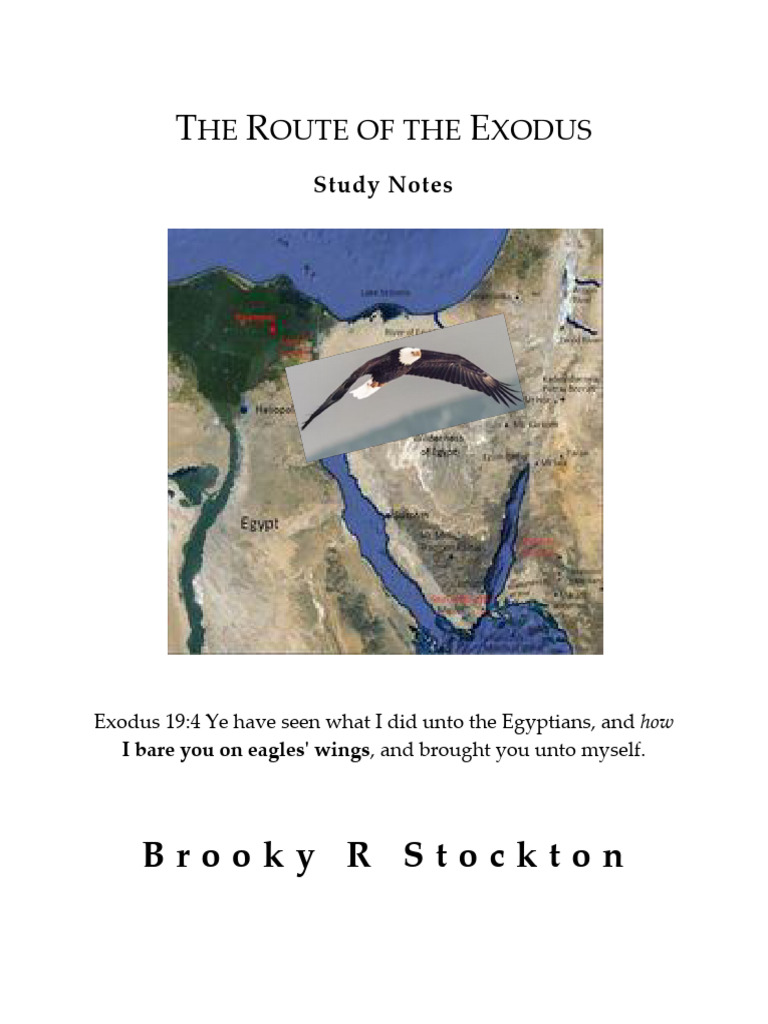 The Route of the Exodus, Form #17.073 | PDF | Book Of Exodus | Moses