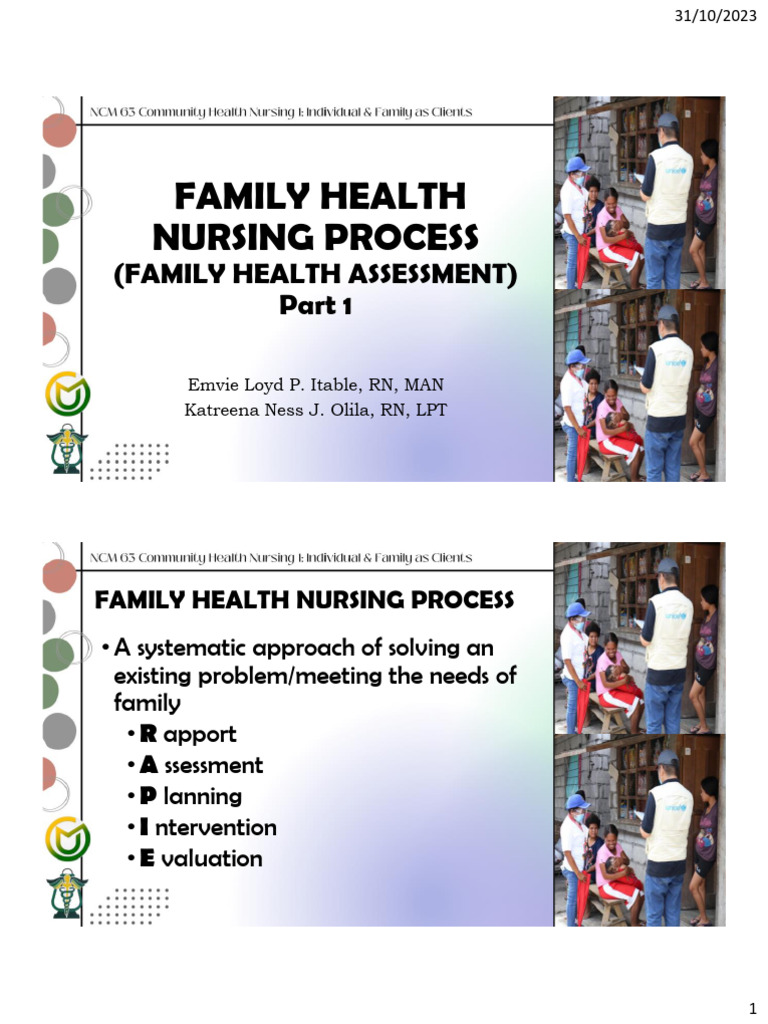 Lec 5 Family Health Assessment Part 1 | PDF | Toilet | Obesity