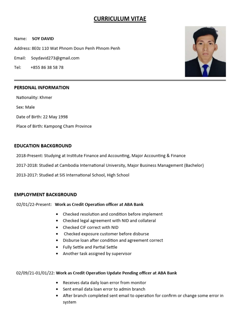 Curriculum Vitae | PDF | Automated Teller Machine | Computing