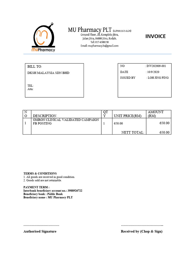 Redemption Invoices | PDF