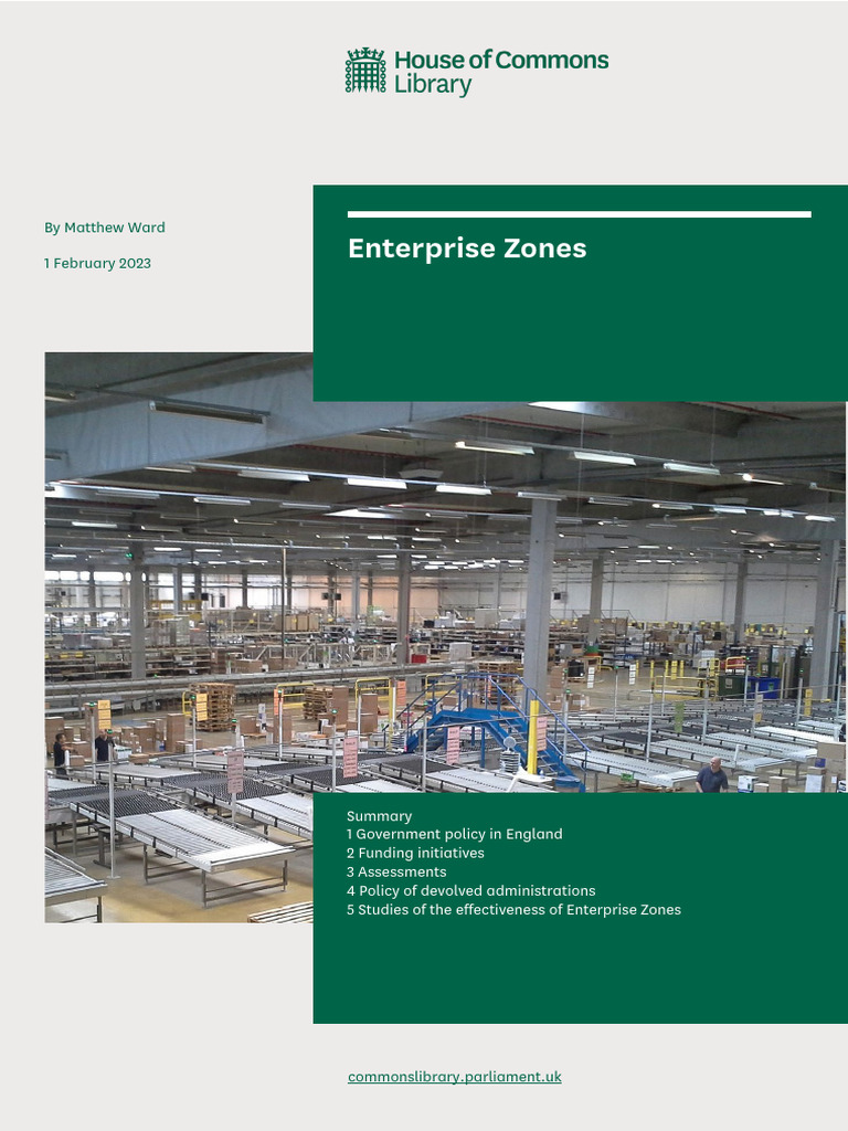 Enterprise Zones | PDF | Northern Ireland | Business