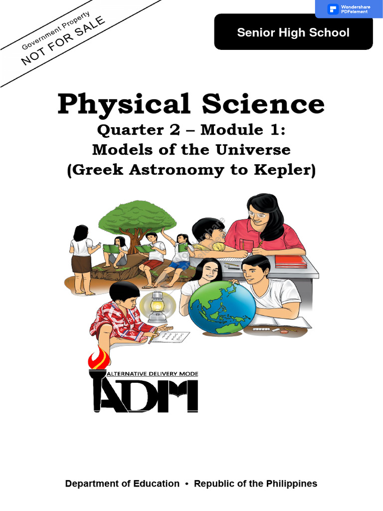 ADM Physical Science Q2 Module 1 Highlighted | PDF | Orbit | Solar System