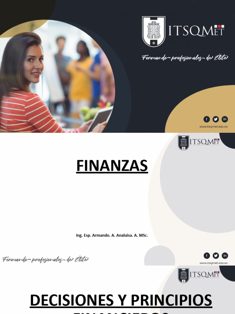 Decisiones y Principios Financieros | PDF | Compartir (Finanzas) | Dinero