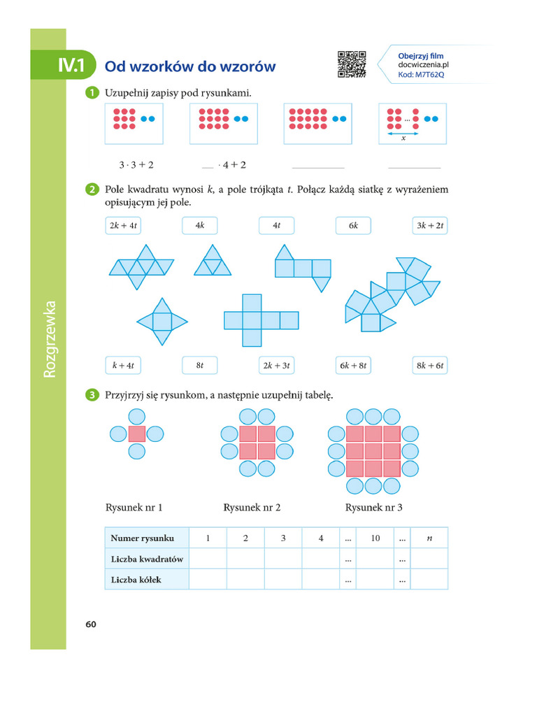 IV.1. Od Wzorków Do Wzorów | PDF