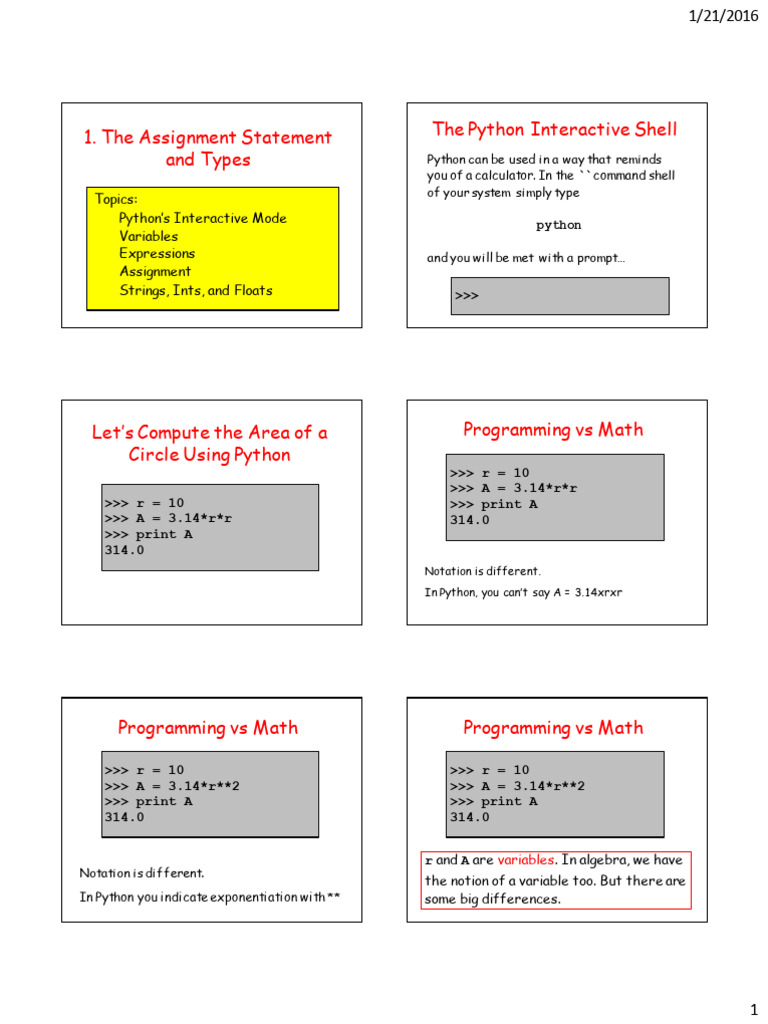 Assignandtypesh Pdf Integer Computer Science Variable Computer Science