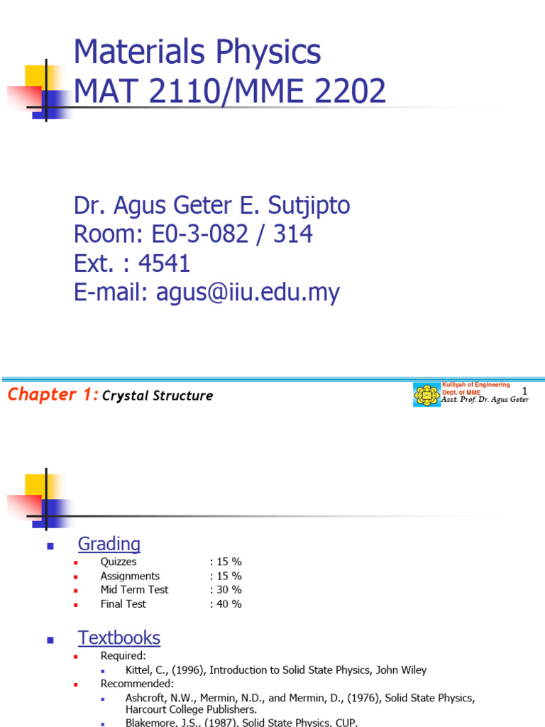 1 Crystal Structure | PDF | Crystal Structure | Sodium Chloride