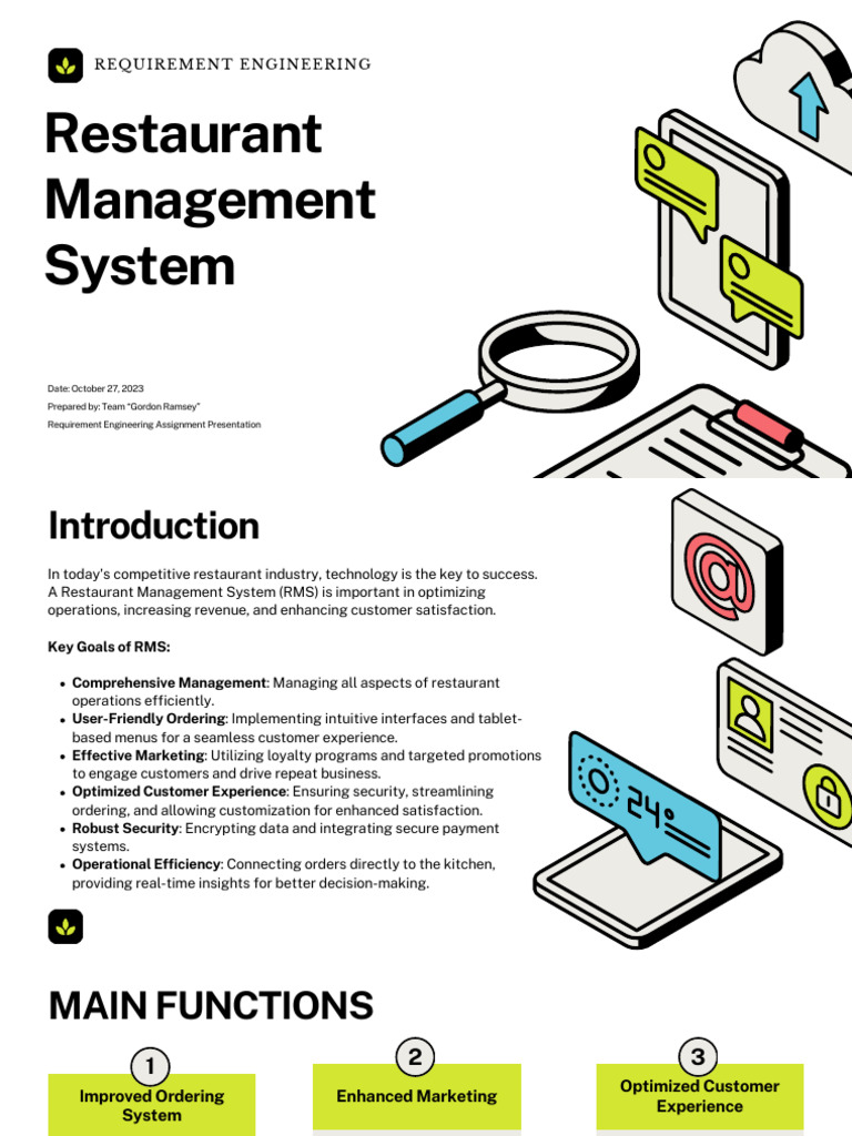 Restaurant Management System | PDF | Usability | Computing