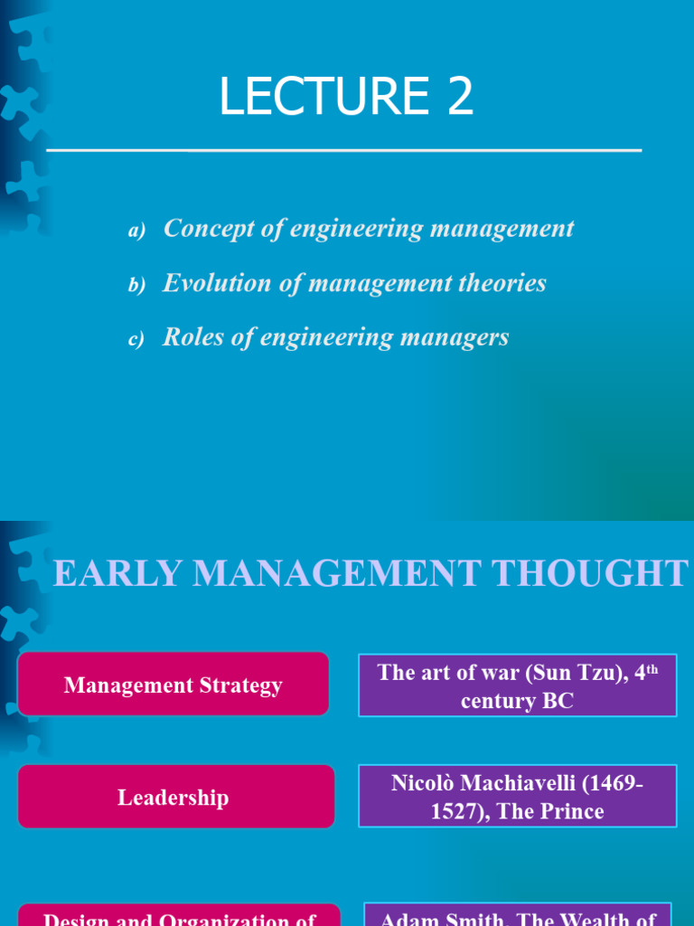Lecture 2_introduction to History of Management | PDF | Operations Research | Business
