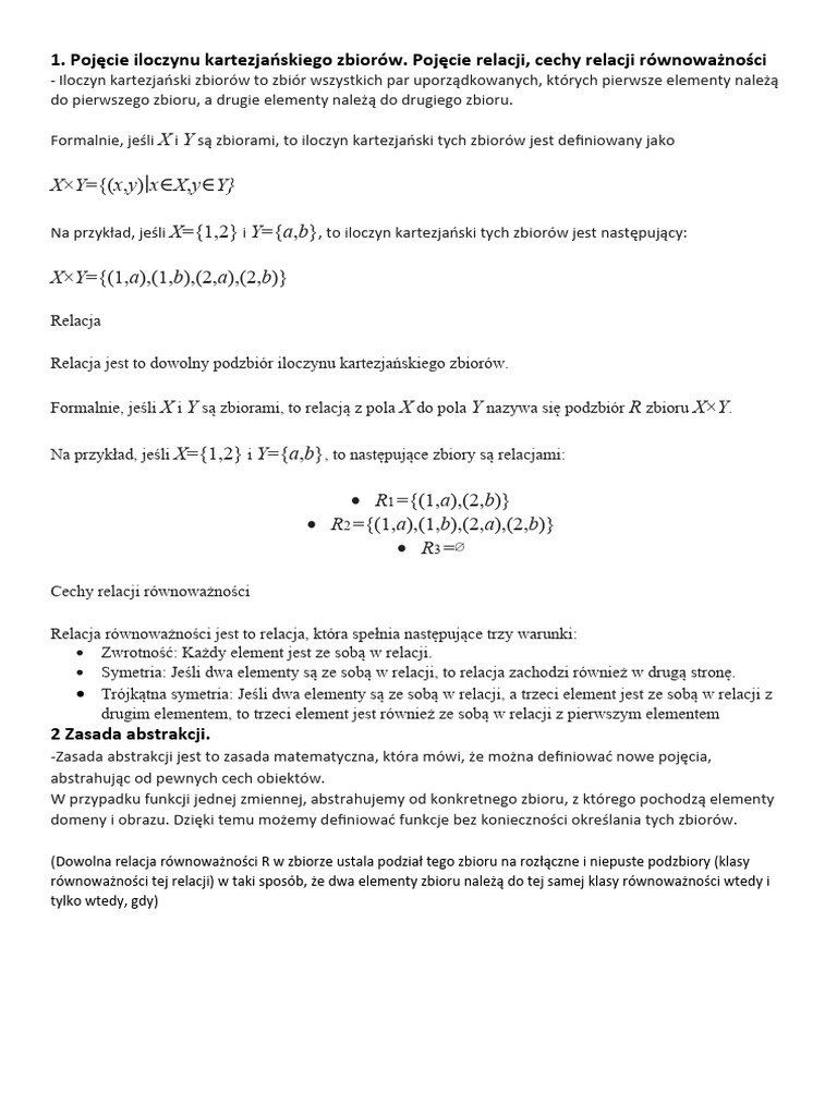 Funkcja Jednej Zmiennej | PDF