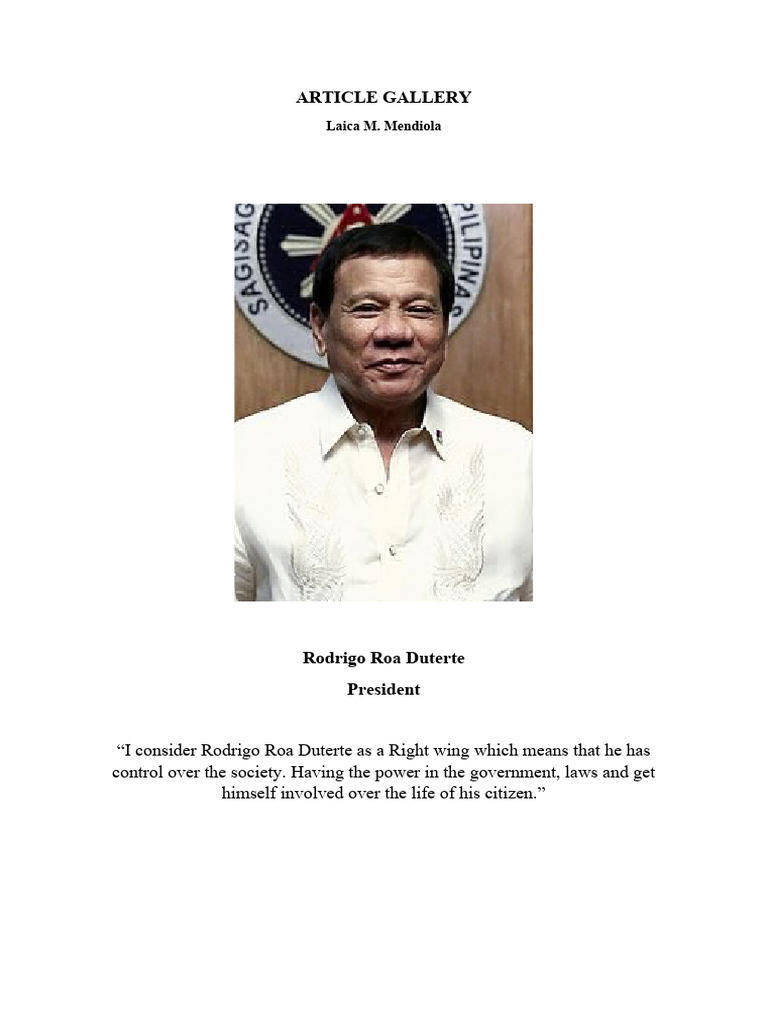 Article Gallery | PDF | Rodrigo Duterte | Human Rights