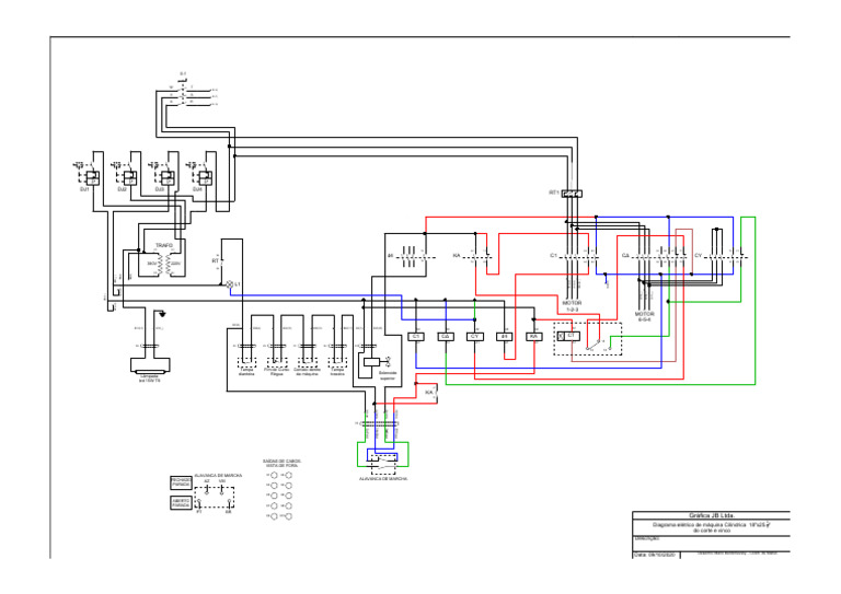 Diagrama Eletrico de Maquina Cilindrica Heidelberg | PDF