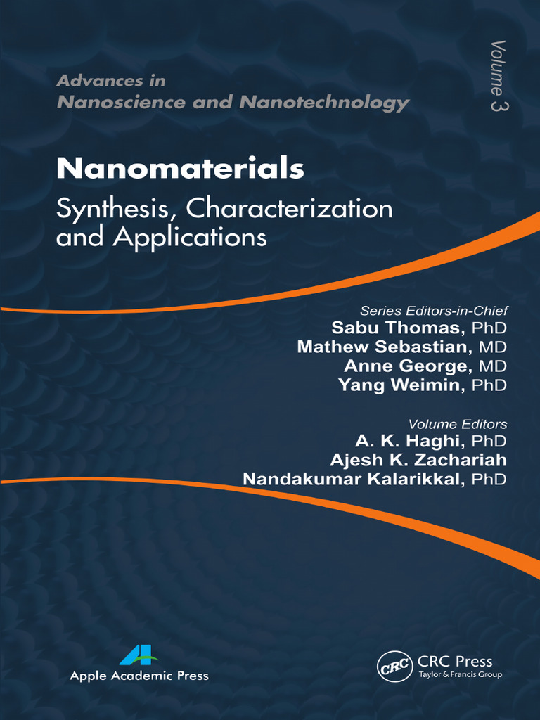(Advances in Nanoscience and Nanotechnology 3) Haghi, A. K. - Zachariah, Ajesh K. - Kalarikkal ...
