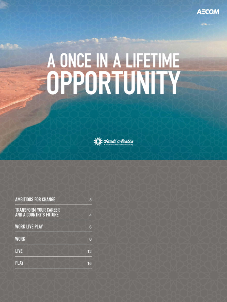 Aecom Opportunities in Saudi Arabia | PDF | Saudi Arabia | Infrastructure