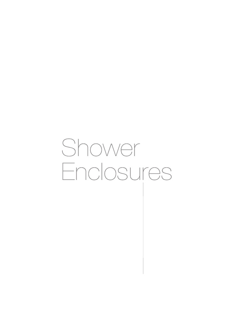 Shower Enclosure Catalogue | PDF