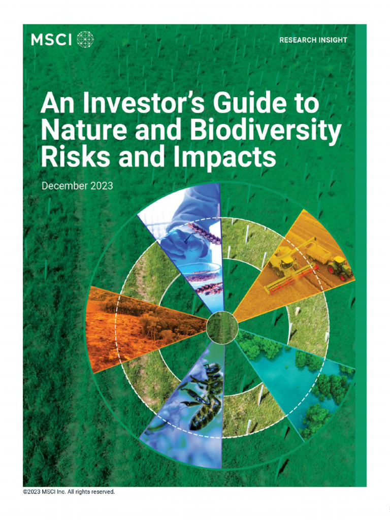 Nature and Biodiversity Risks and Impacts | PDF