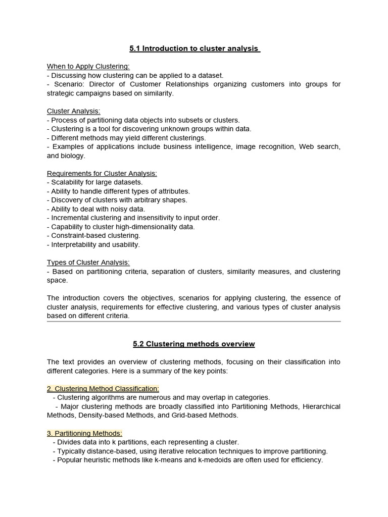 Clustering | PDF | Cluster Analysis | Applied Mathematics