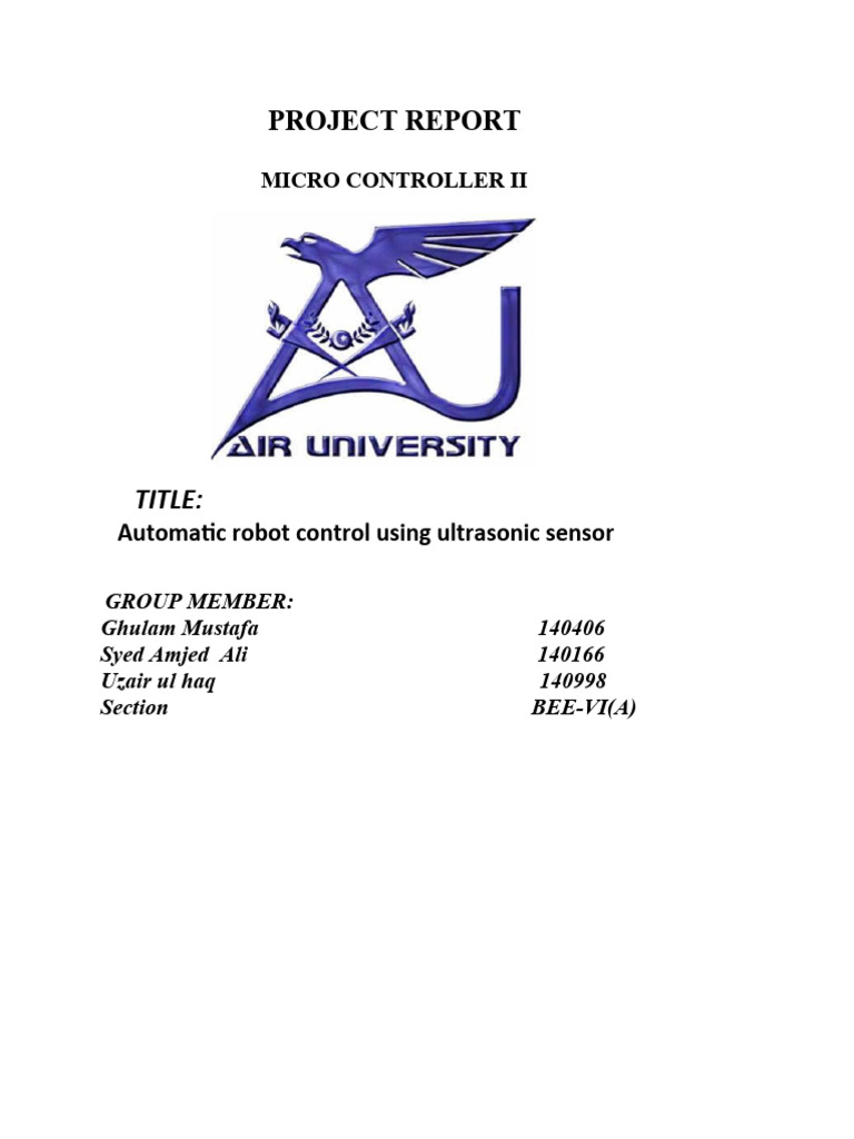 Project Report: Title | PDF | Technology & Engineering