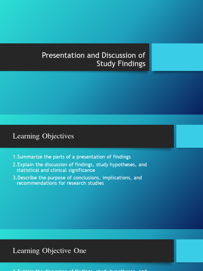 12 Presentation Discussion and Utilization of Findings | Download Free ...