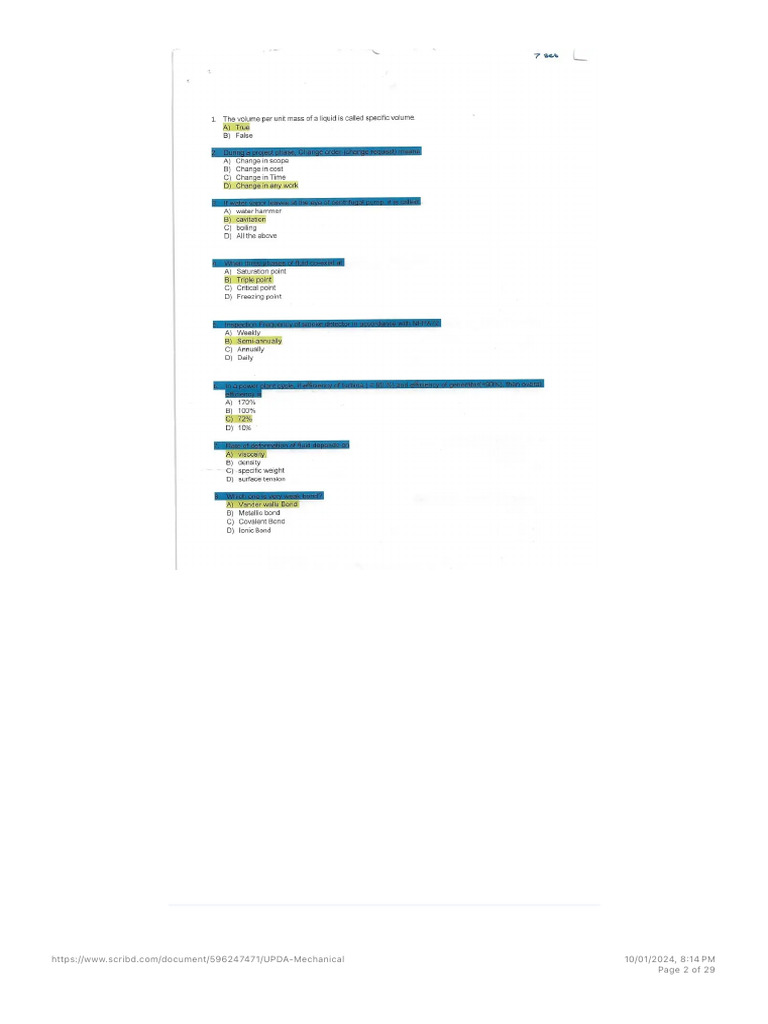 UPDA Mechanical - PDF | PDF