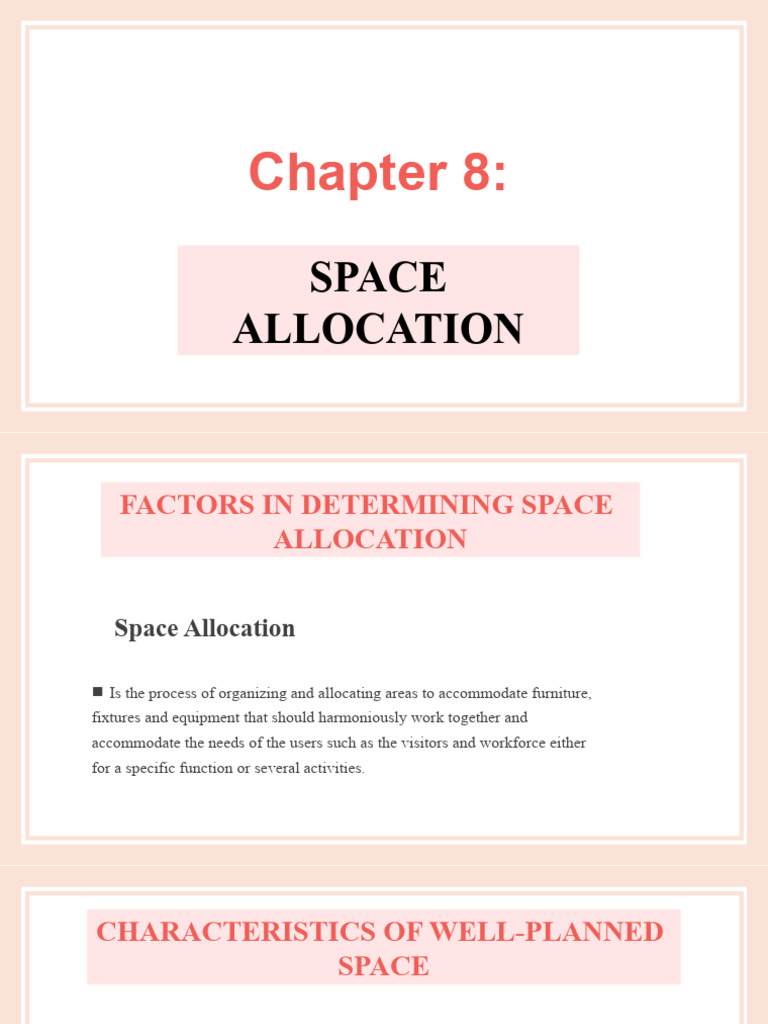 Space Allocation in Hospitality Design | PDF | Home & Garden