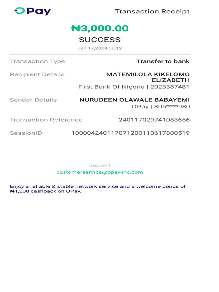Transaction Receipt-240117029741083656 | PDF | Finance & Money Management