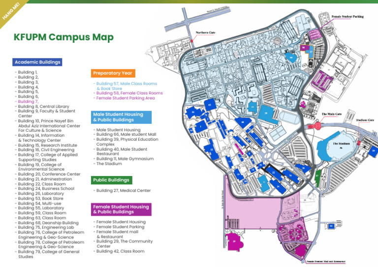 KFUPM Map | PDF | Science | Universities And Colleges
