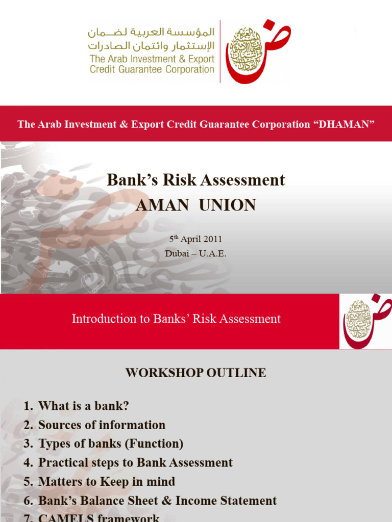Bank Risk Assessment | Download Free PDF | Banks | Capital Requirement
