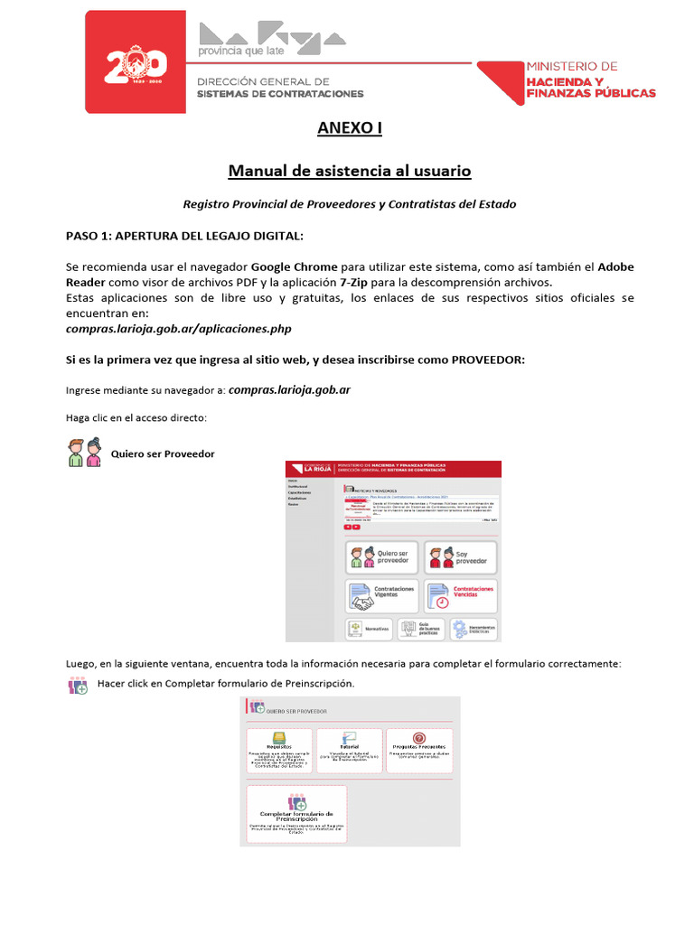 Tutorialproveedores Docu | PDF | Ventana (informática)