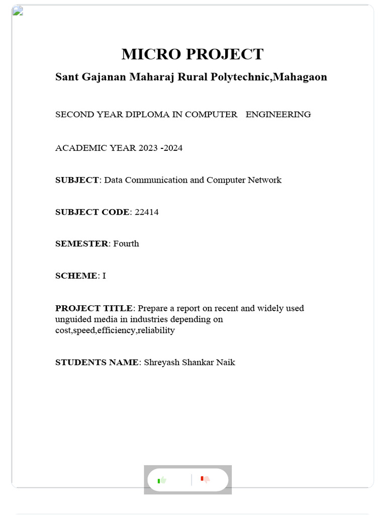 Computer Network Project for Computerengineering Compress | PDF ...