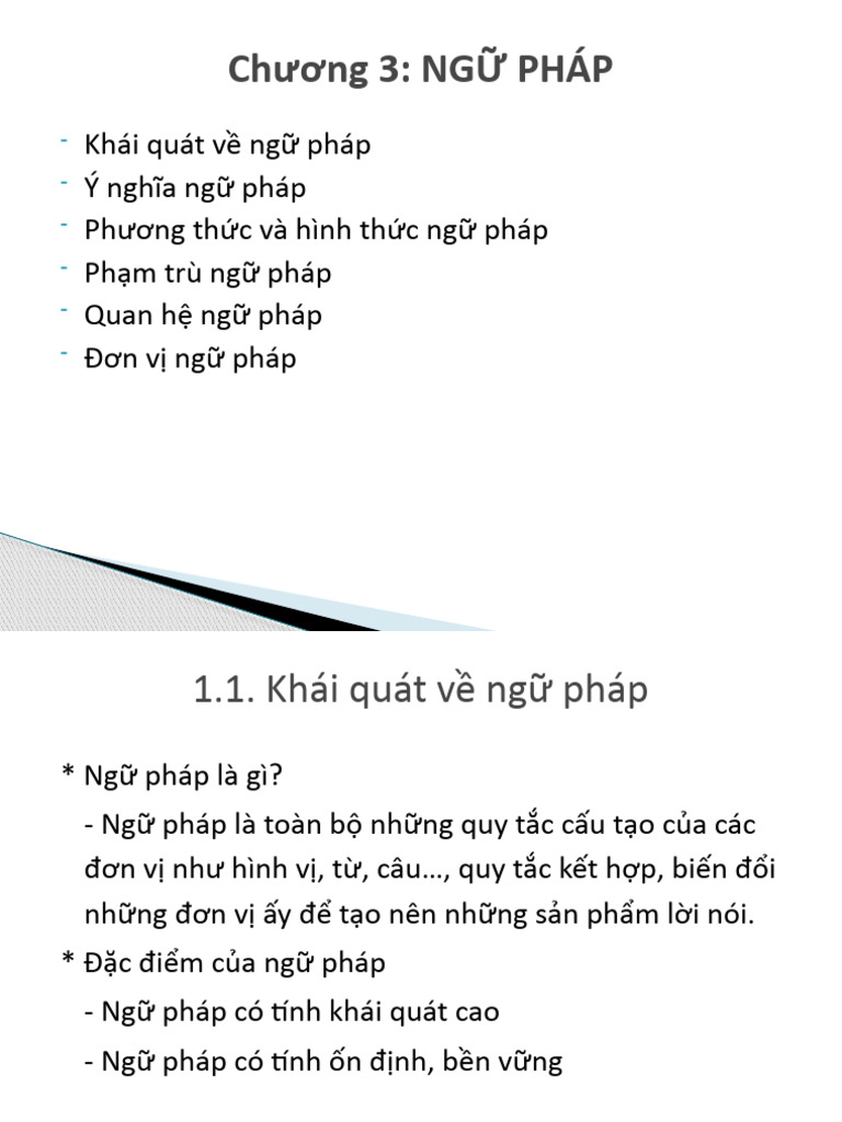 Chương 4 Ngu Phap | PDF