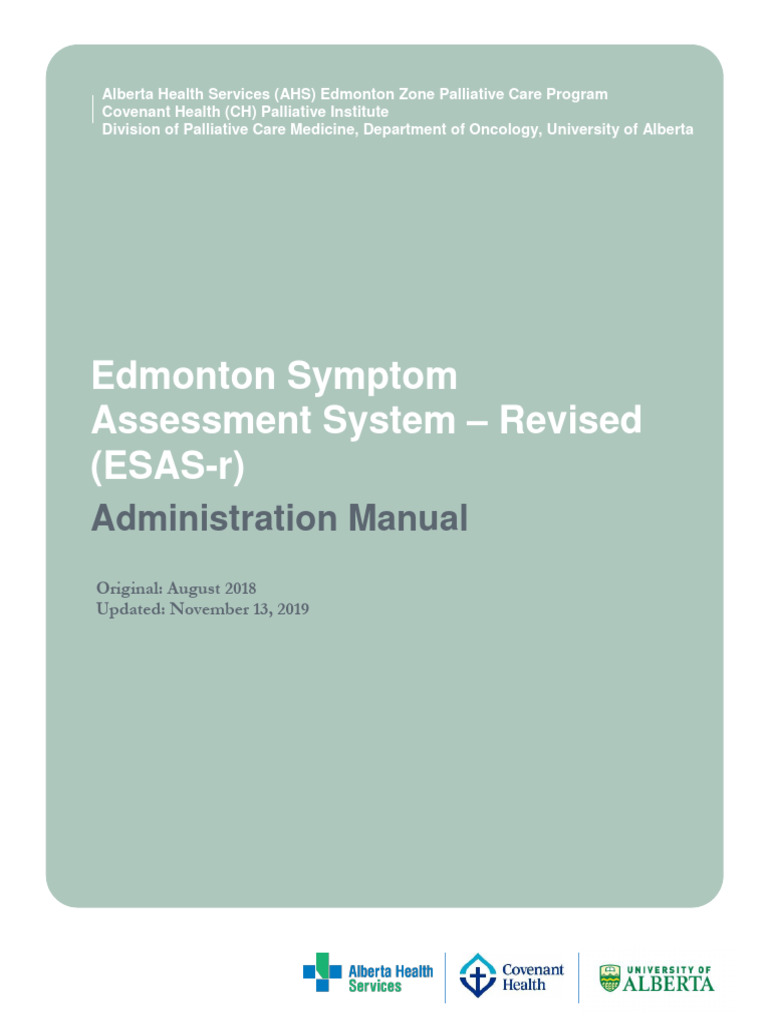 If Peolc Ed Esasr Admin Manual | PDF | Palliative Care | Clinical Medicine