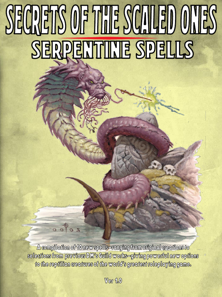 Jeremy Forbing - Secrets of The Scaled Ones - Serpentine Spells | PDF ...