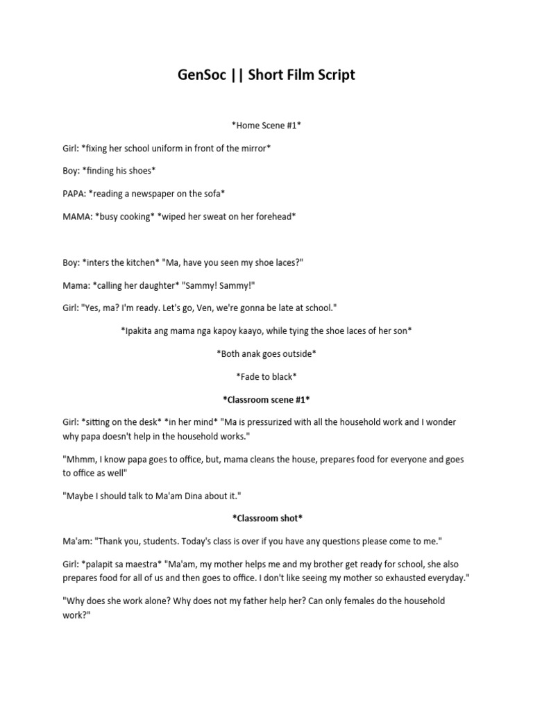 GenSoc - Script | PDF | Gender | Gender Studies