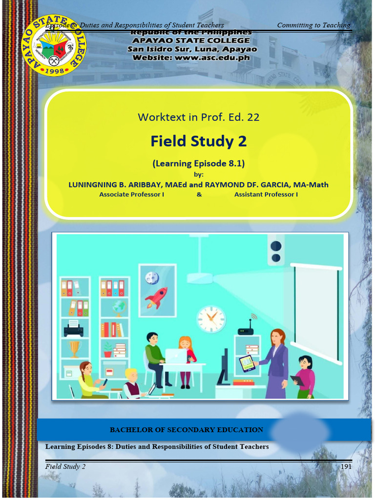 Prof. Ed. 22 Learning Episode 8.1 | PDF | Teachers | John Dewey