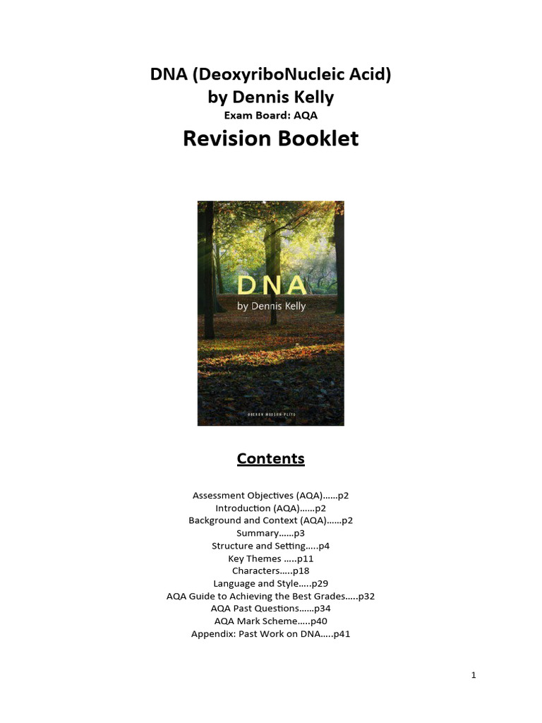 Dna Revision Guide 2015 | PDF | Bullying | Leadership