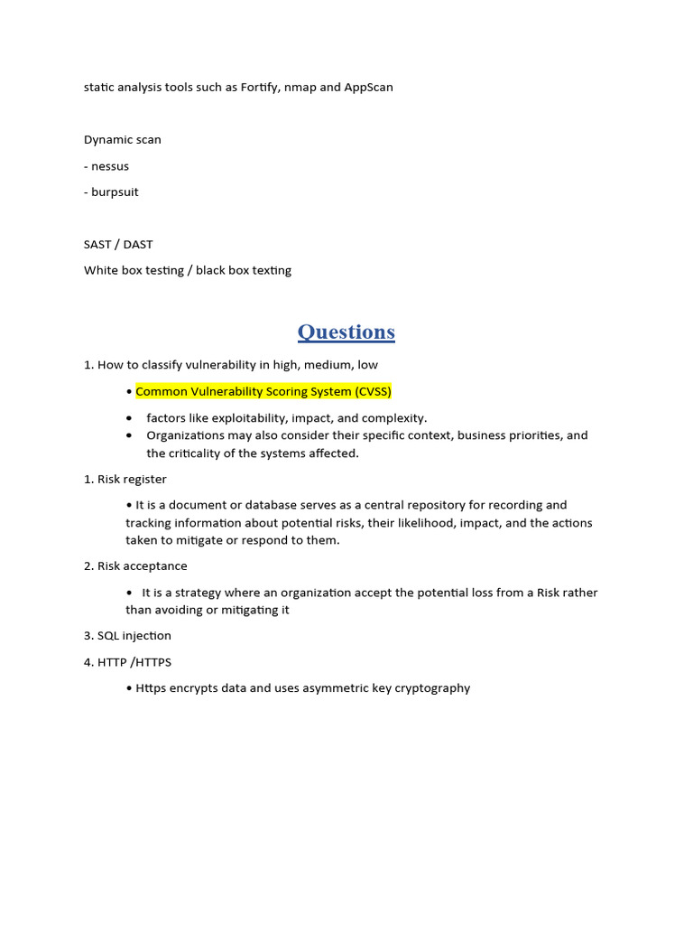VAPT General Questions | PDF | Computer Engineering | Network Protocols VAPT General Questions | PDF | Computer Engineering | Network Protocols
