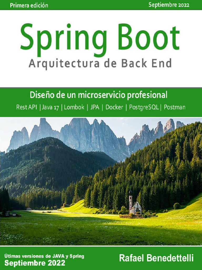 Spring Boot 2022 Arquitectura De Back End Spanish Edition Pdf Transferencia De Estado
