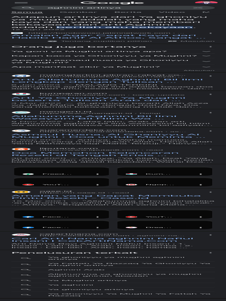 Aghnini Artinya - Penelusuran Google | PDF | Ilmu Sosial