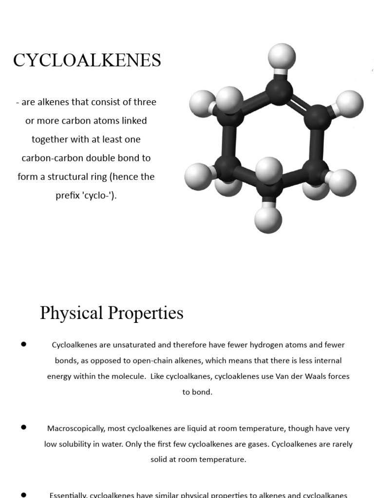 CYCLOALKENES_ | PDF