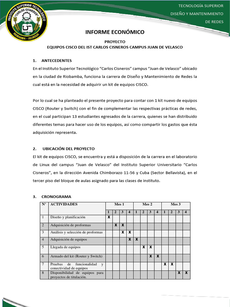 Partes de Un Informe | PDF