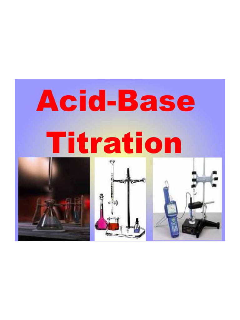 Acid - Base Titration | PDF