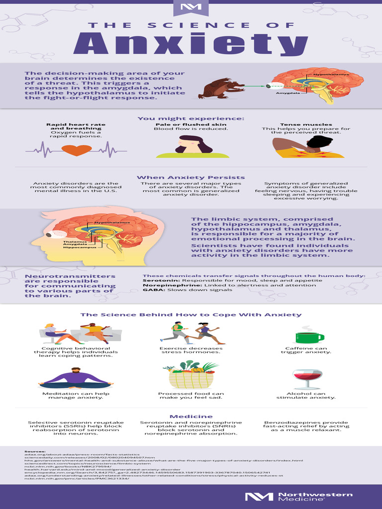 Understanding Anxiety Disorders and Coping | PDF | Anxiety | Serotonin